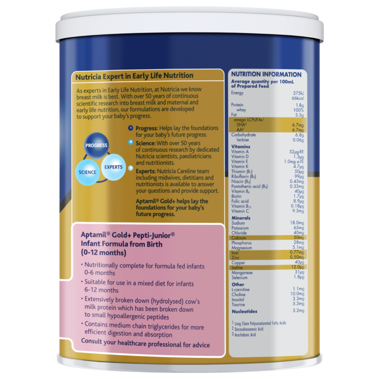 Aptamil® Gold+ Pepti-Junior Formula | Paediatrics Healthcare