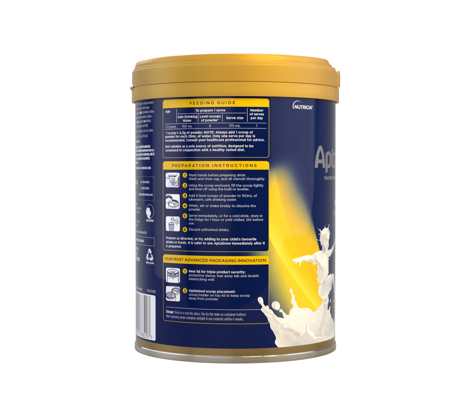 AptaGrow 1+year - Paediatrics | Nutricia