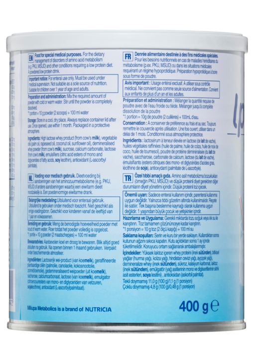 Milupa LP Drink - Paediatrics | Nutricia